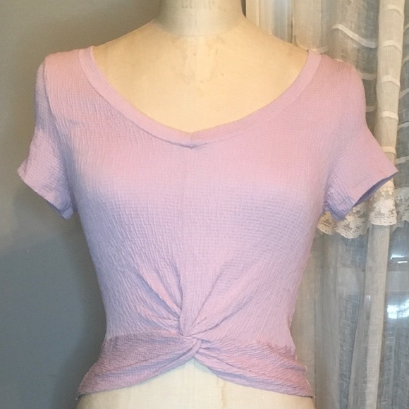 Love Tree | Tops | Nwot Love Tree Pale Pink Twist Top | Poshmark